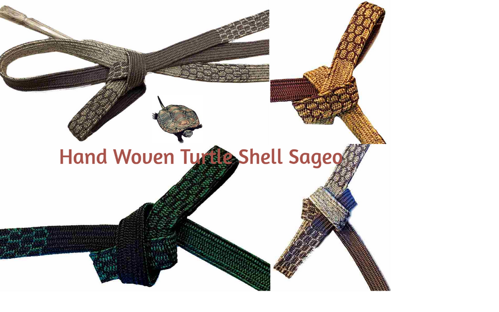 Hand Woven Turtle Shell Silk Sageo – SwordStore.com